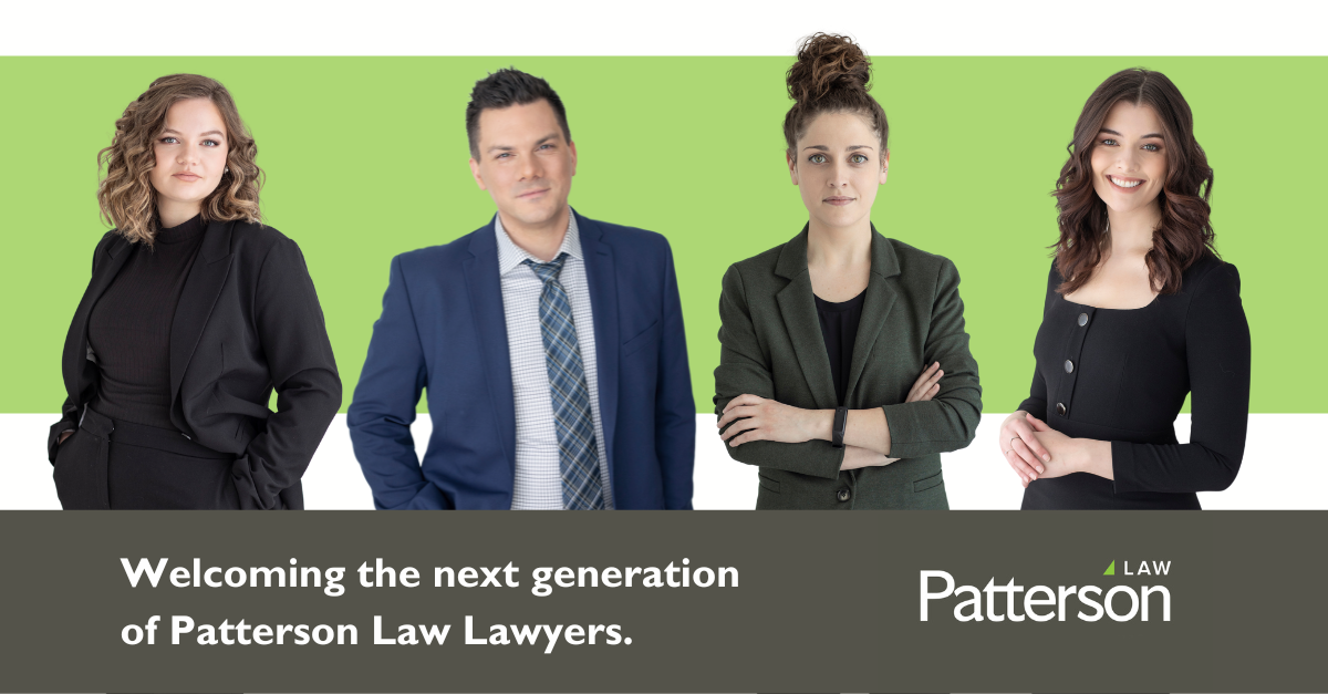 Patterson Law Welcomes Four New Associates | Patterson Law